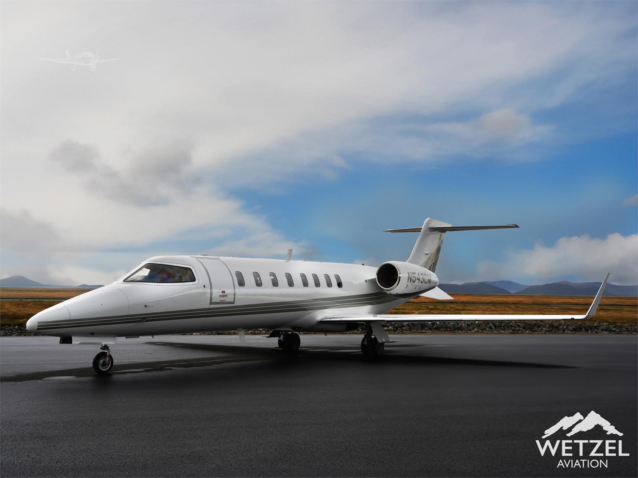 N543CM Learjet 45 - Wetzel Aviation S/N 45-062