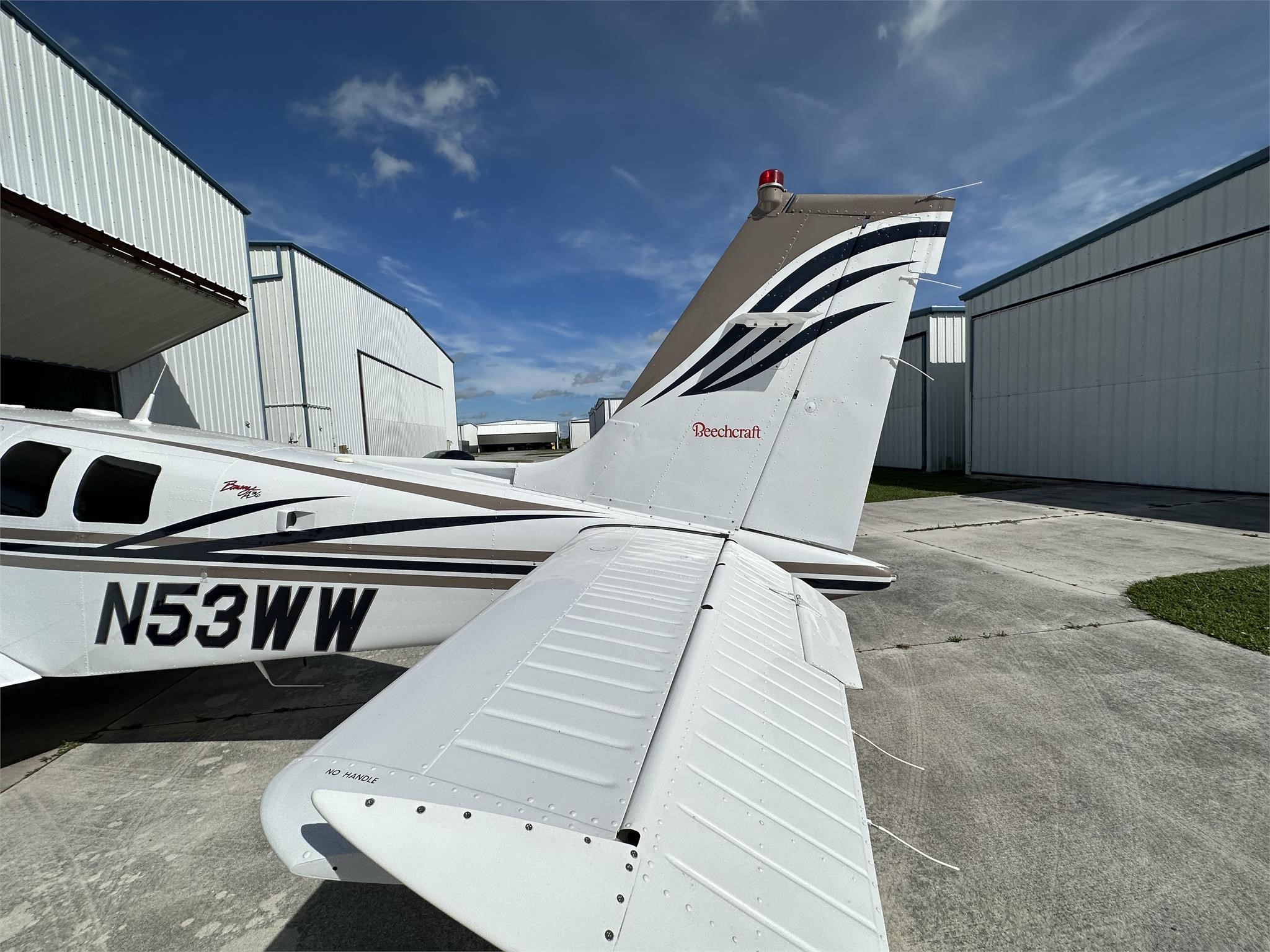 N53WW Beechcraft A36 Bonanza - Scott Macdonald Aircraft Sales S/N 3490