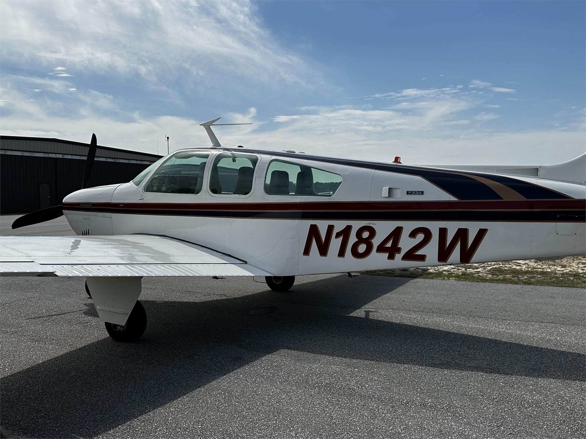 N1842W Beechcraft F33A Bonanza - Steve Allsop S/N CE 438