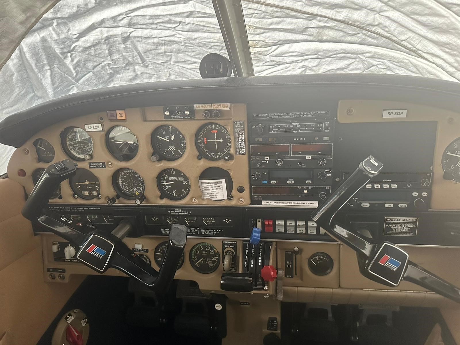 SP-SOP Piper PA-28R-200 Arrow II - AeroMeccanica SA S/N 28R-7435009